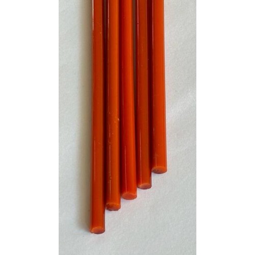 Borosilicate Opaque Red(3 (2 color)) 7mm Rod