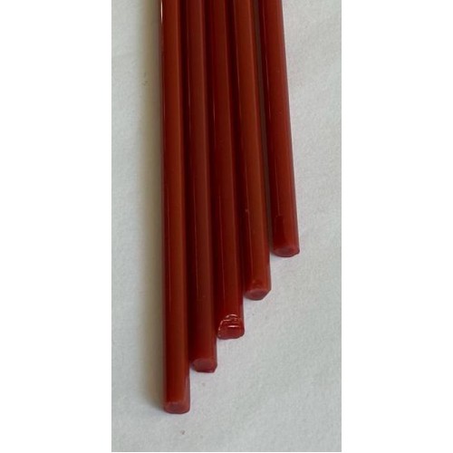 Borosilicate Opaque Red(New) 7mm Rod