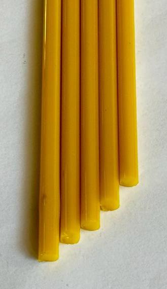 Borosilicate Opaque Bright Yellow (7) 7mm rod