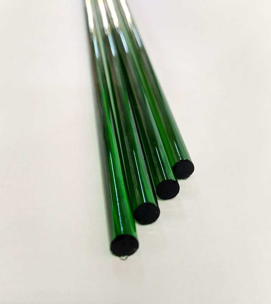 Borosilicate Green Rod 7mm