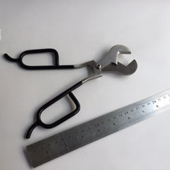 Diamond Shears thin blade for hot glass